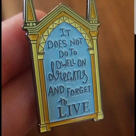 Jewelry | 2 Fr 13 Harry Potter Mirror Of Erised Quote Pin | Poshmark